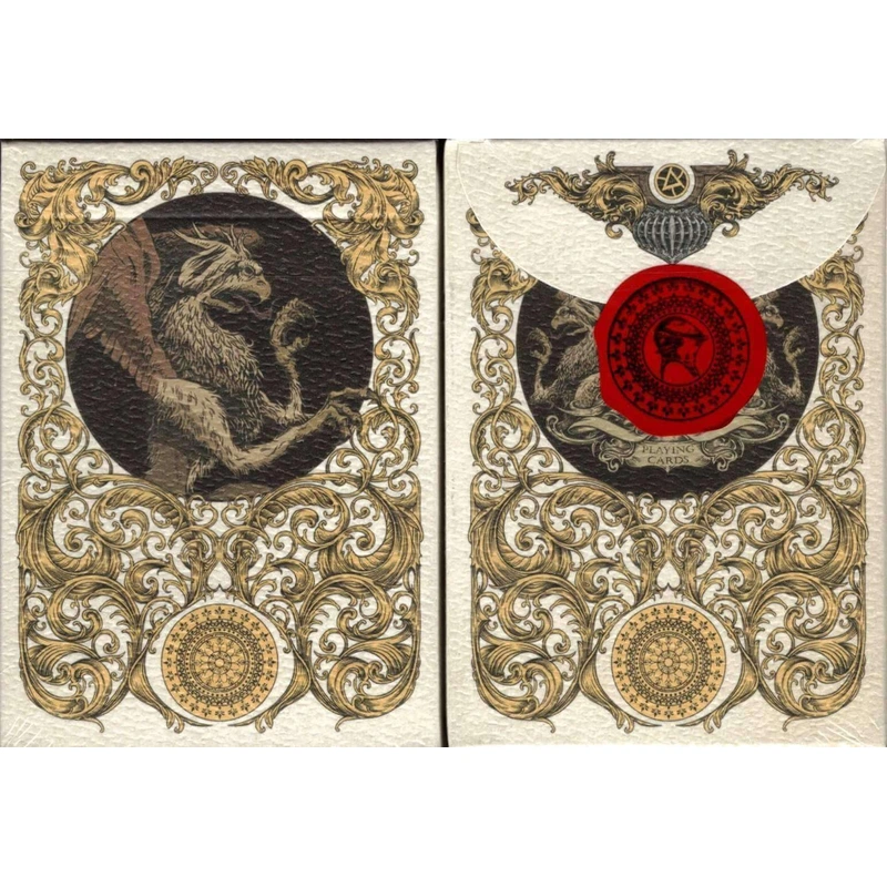 Medieval Gold Playing Cards WJPC - Your Magic Journey Starts Here – Explore Props, Cards & More